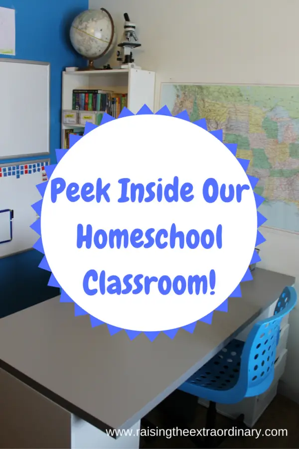 Peek Inside Our Homeschool Classroom ~ Raising the Extraordinary